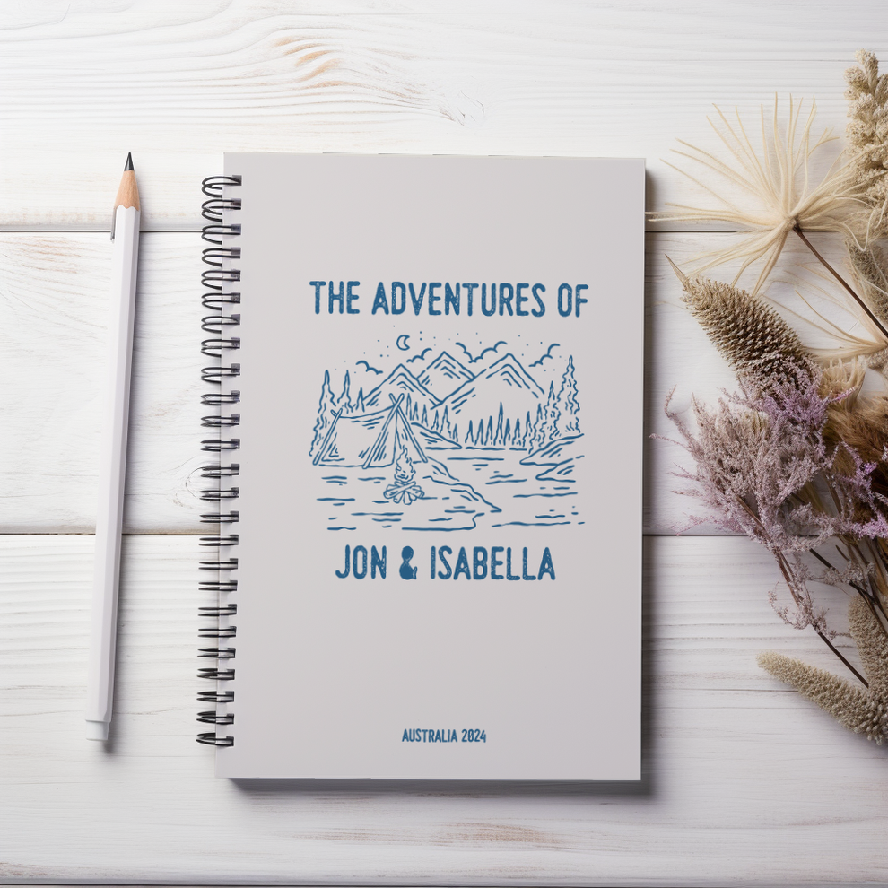 Personalised Adventures Notebook – The Poppy Lane