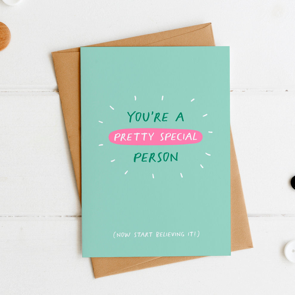 You are Pretty Special Postcard – The Poppy Lane